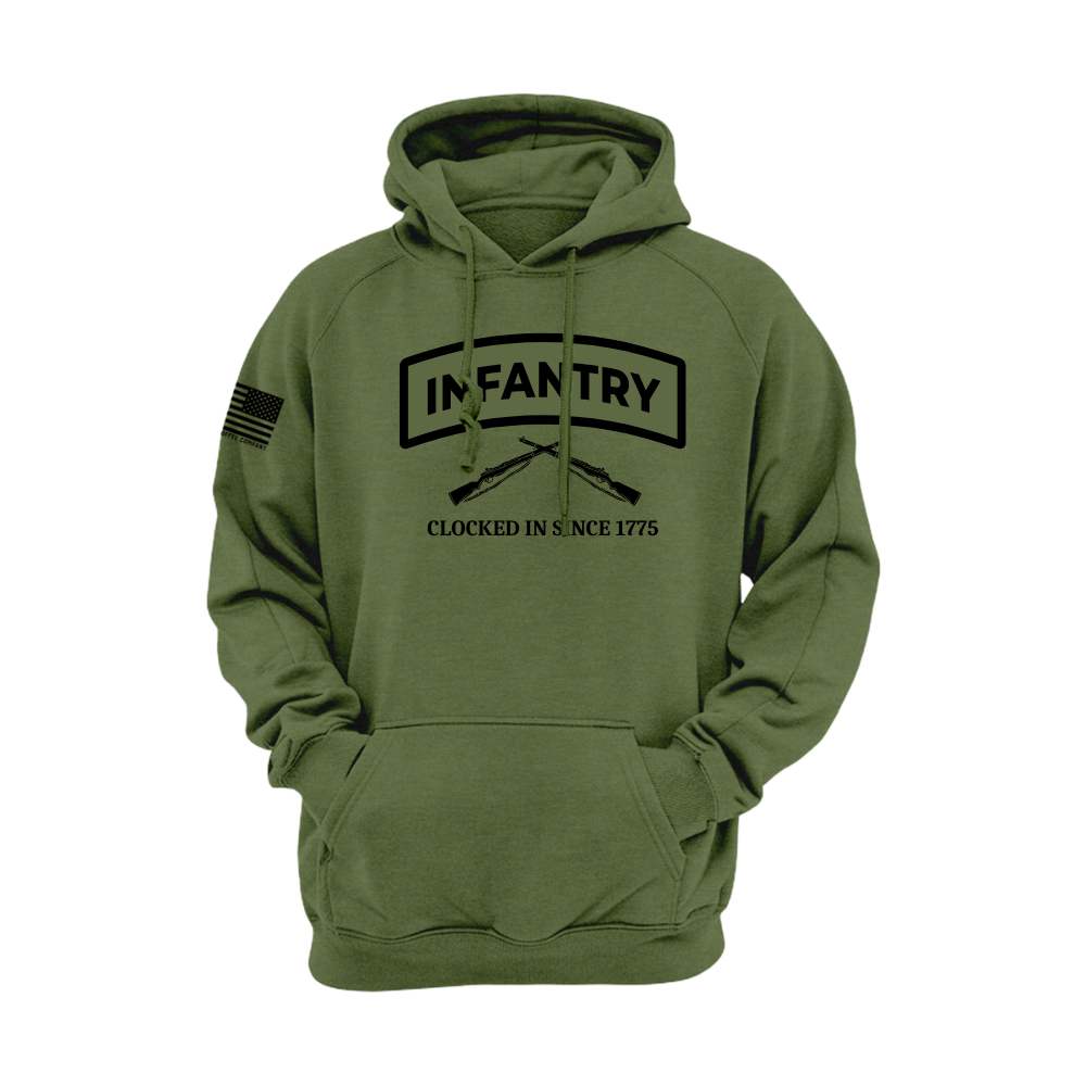 Infantry Hoodie Sandstone | Veteran Pride Since 1775 ...