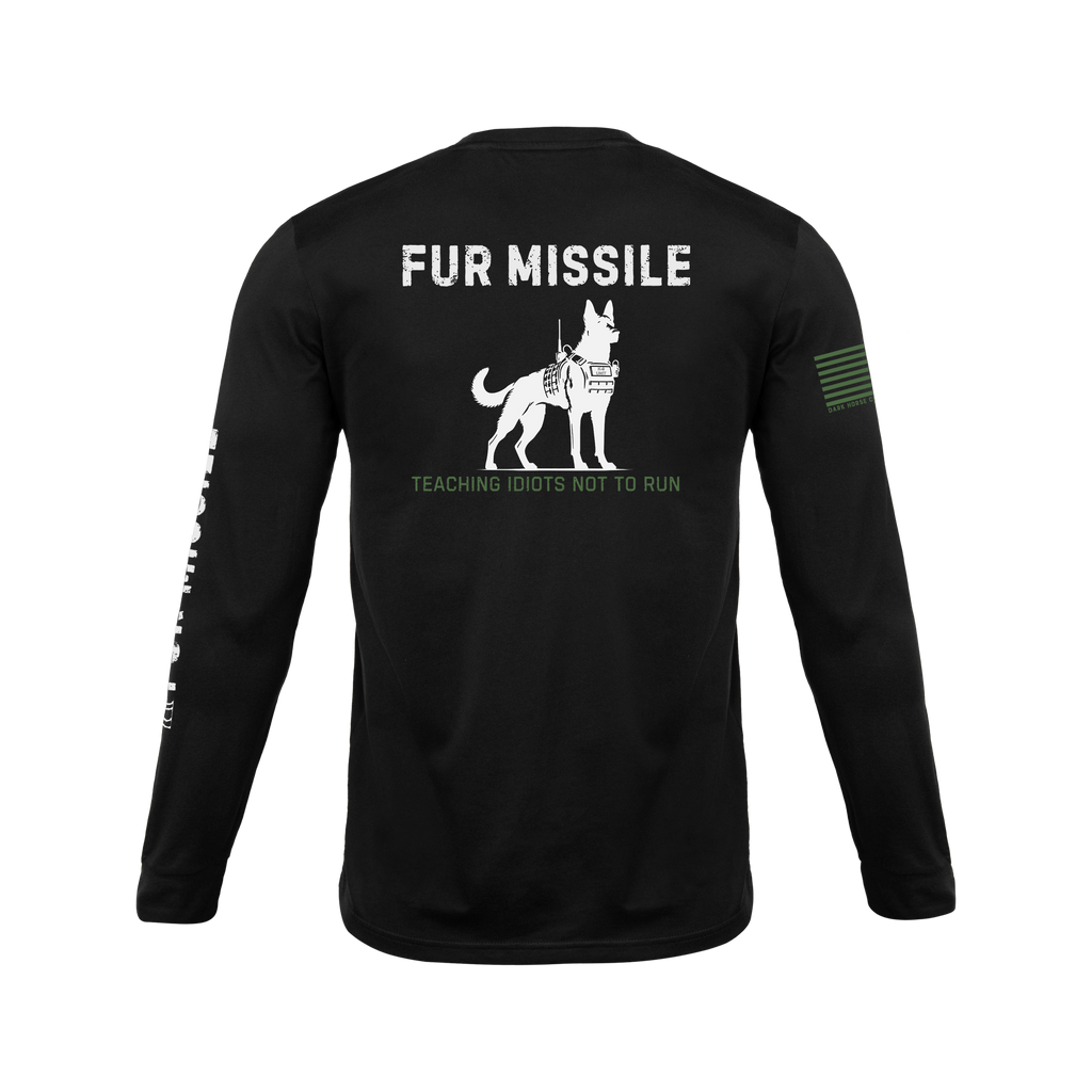 Fur Missile Long Sleeve Shirt – DarkHorseCoffeeCompany